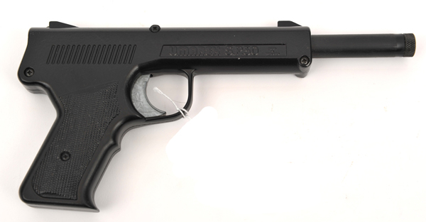 A .177” English Diana SP50 pop out air pistol, (some chips to lacquered ...