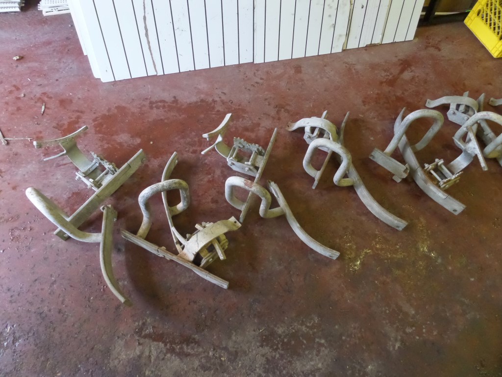 (7) Meat Trolley Conveyor Track Switches