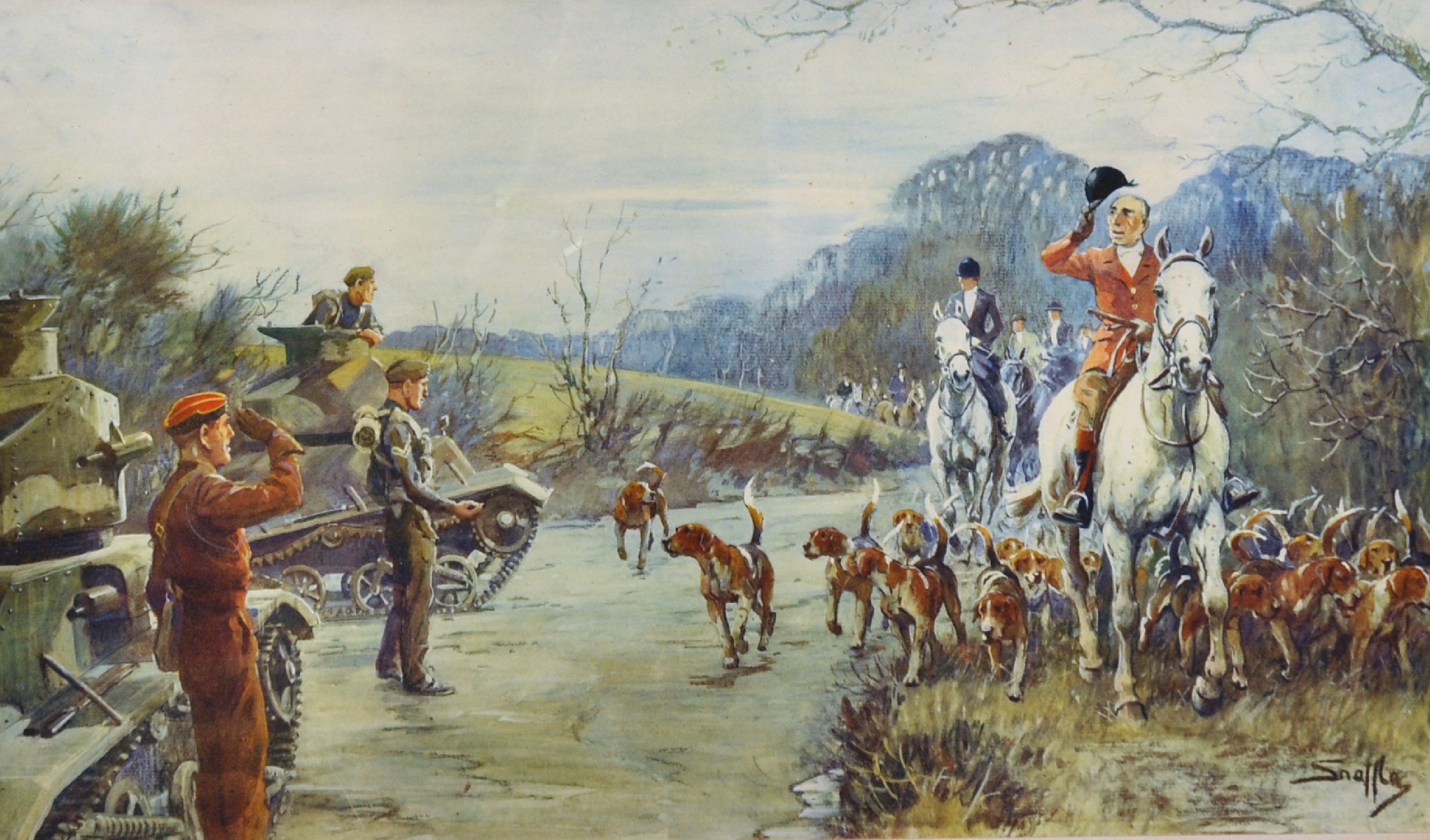 Charles Johnson Payne 'Snaffles' (1884-1967) British. "The Season, 1939 ...