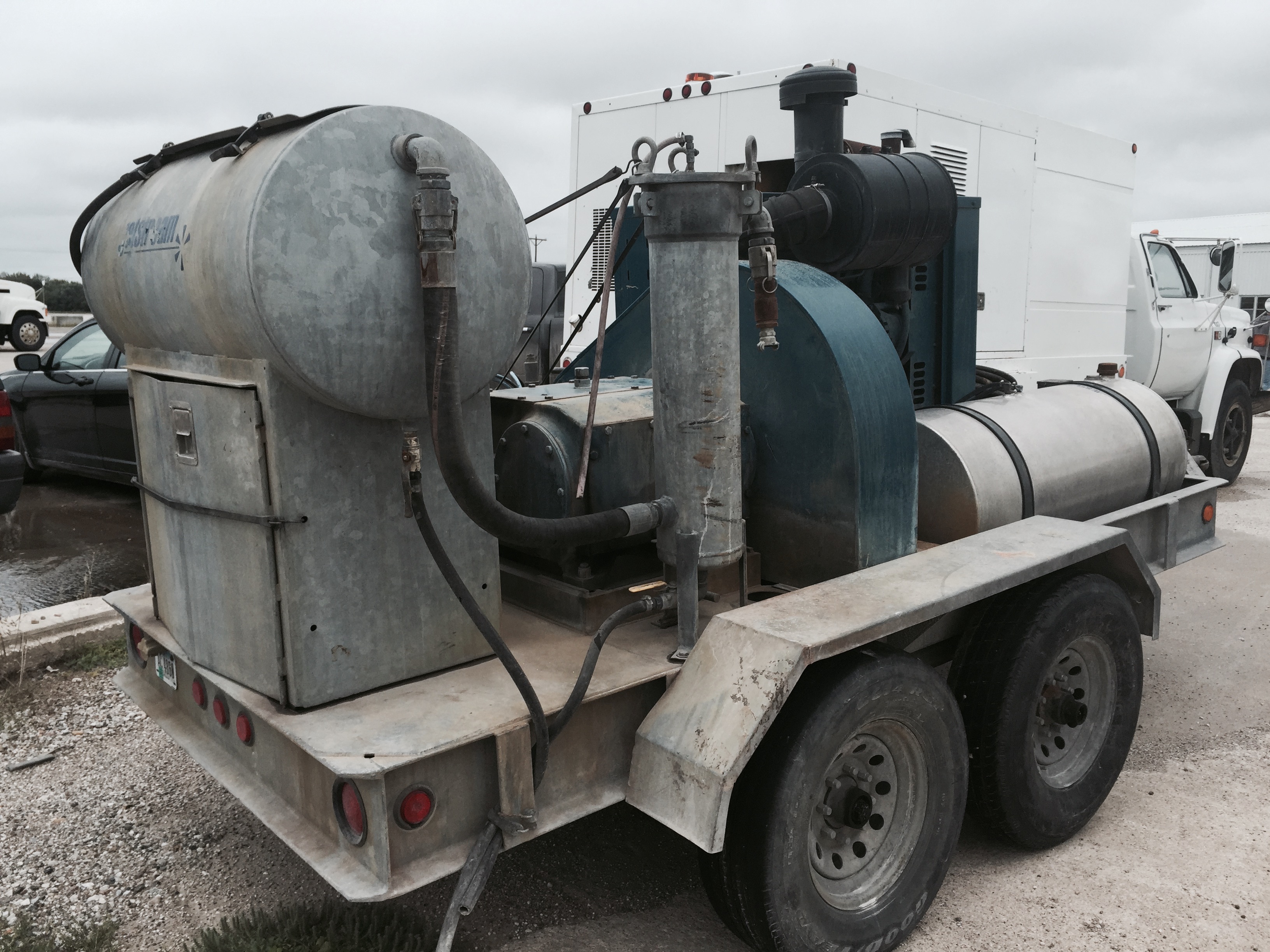 2003 Jet Stream Hydro Blaster Jetter, pump model UNx 3615 fluid end ...