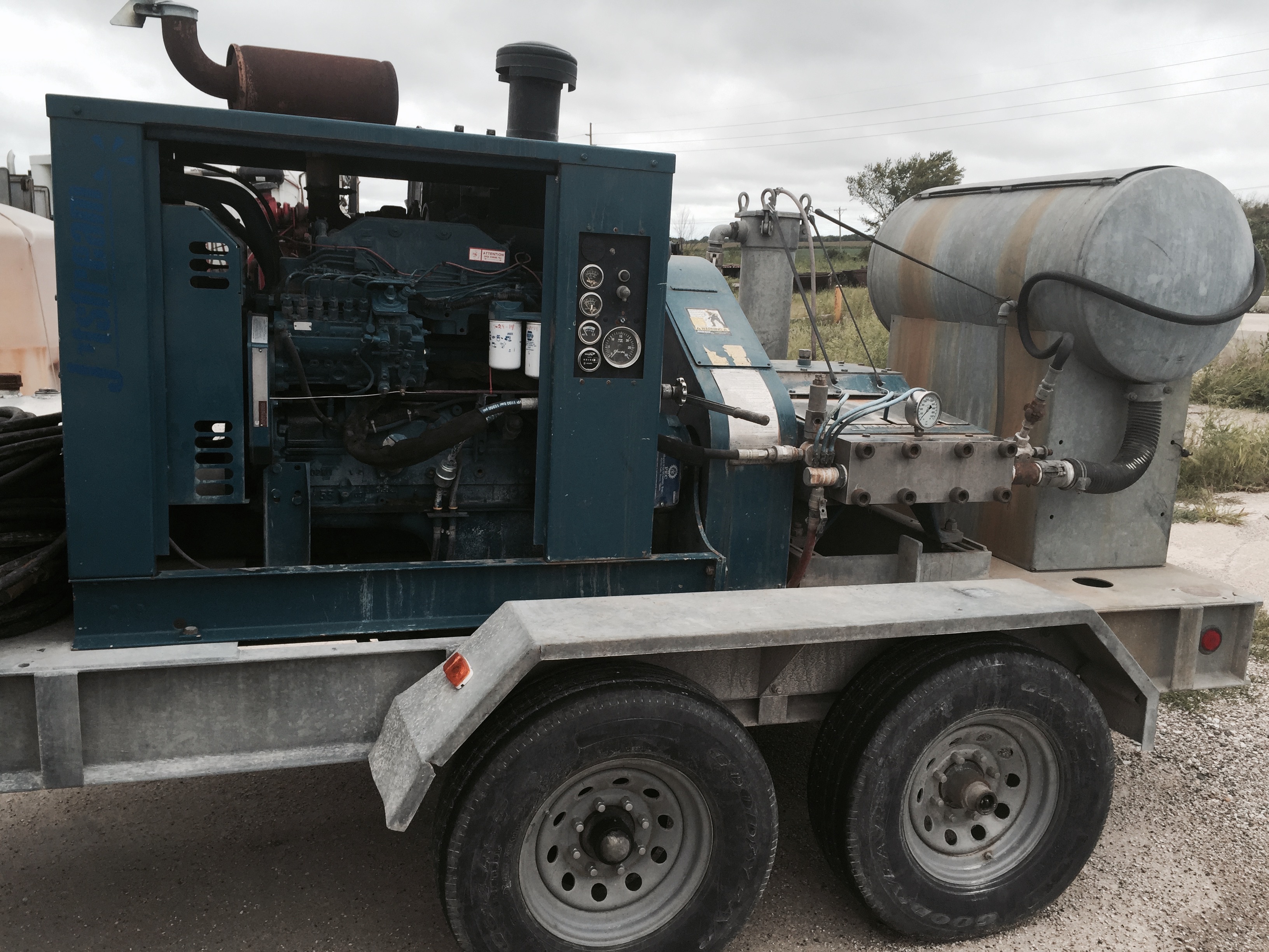 2003 Jet Stream Hydro Blaster Jetter, pump model UNx 3615 fluid end ...