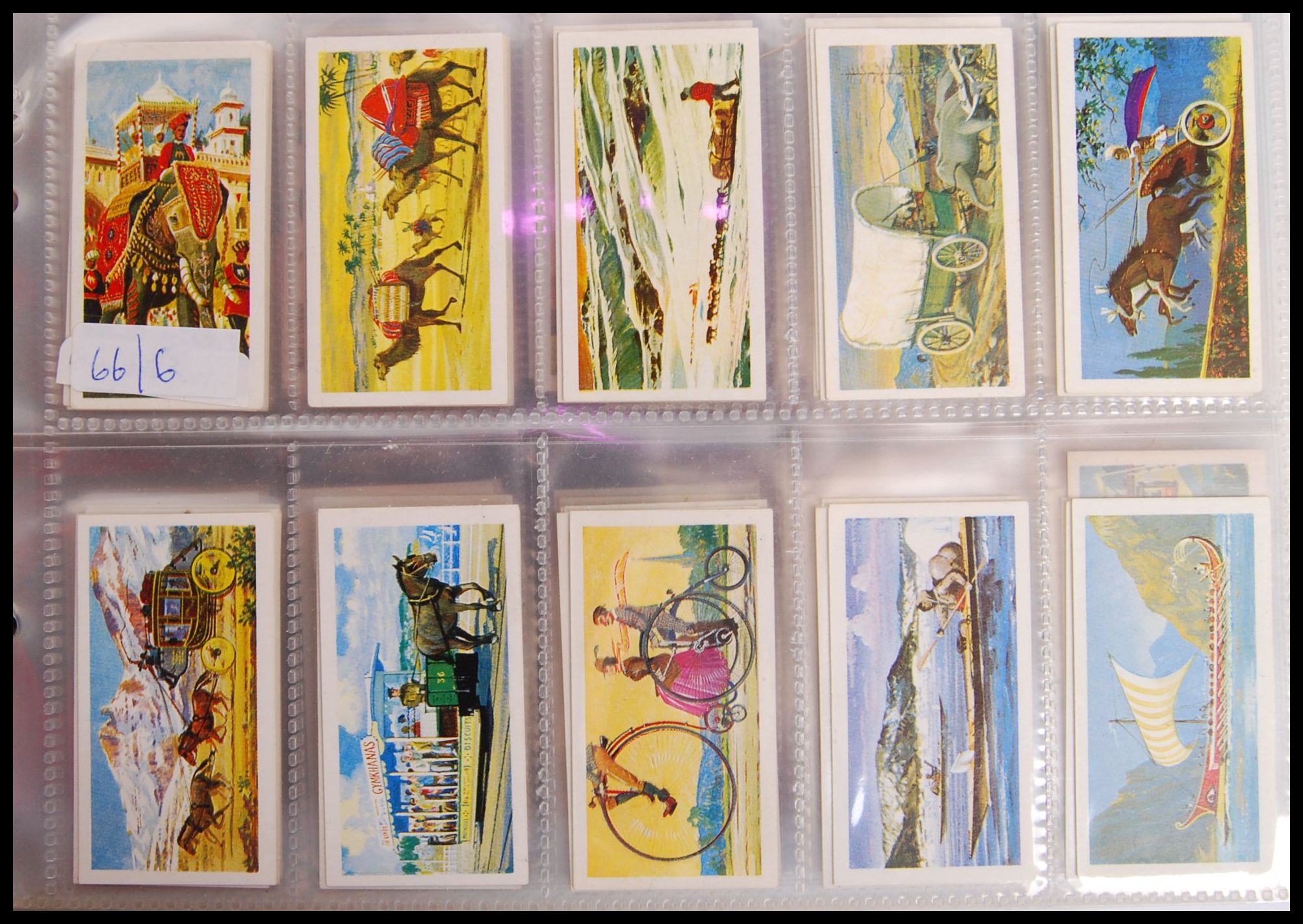 Tea Cards: An album of assorted vintage tea trading cards, all complete ...