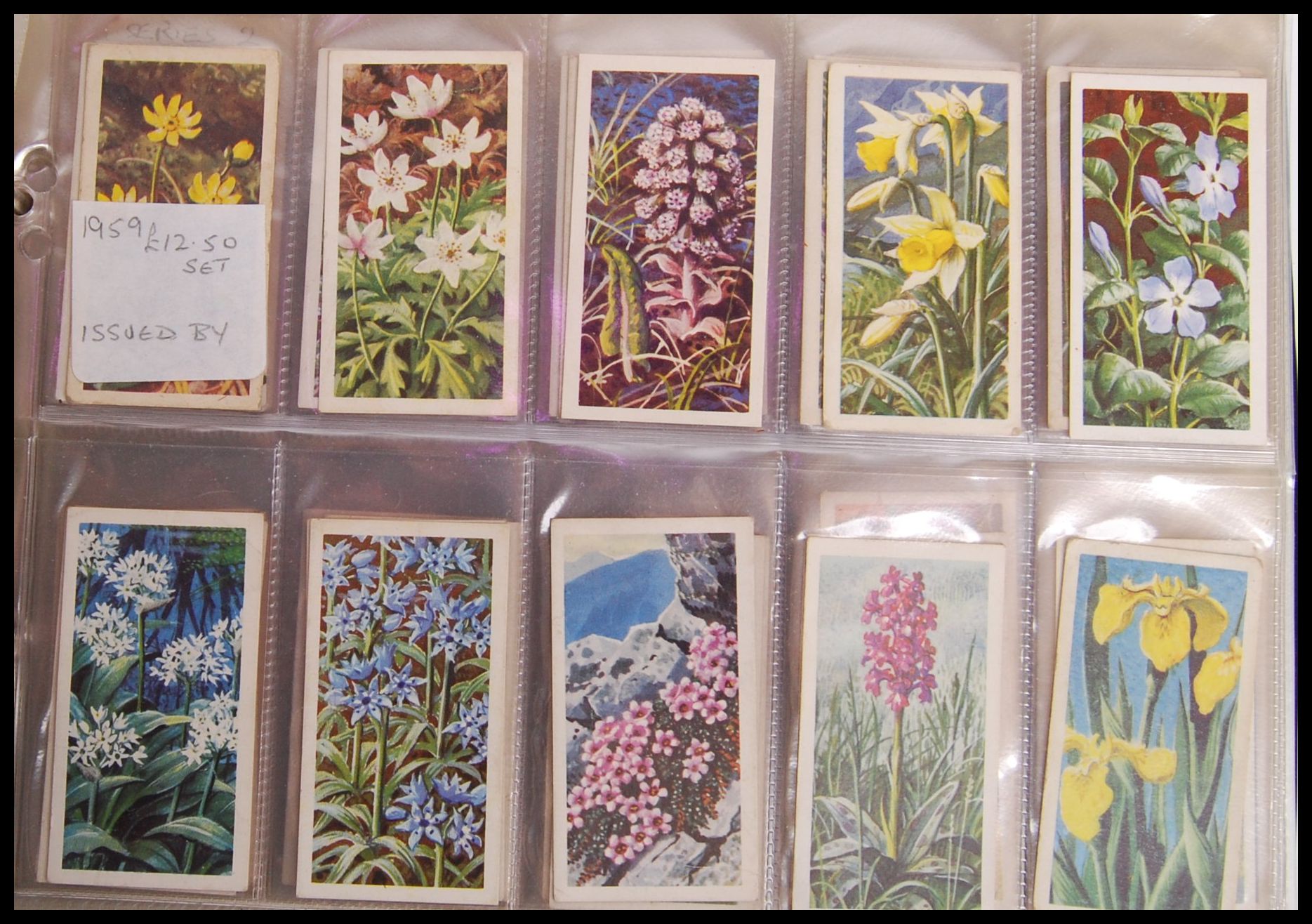 Tea Cards: An album of assorted vintage tea trading cards, all complete ...