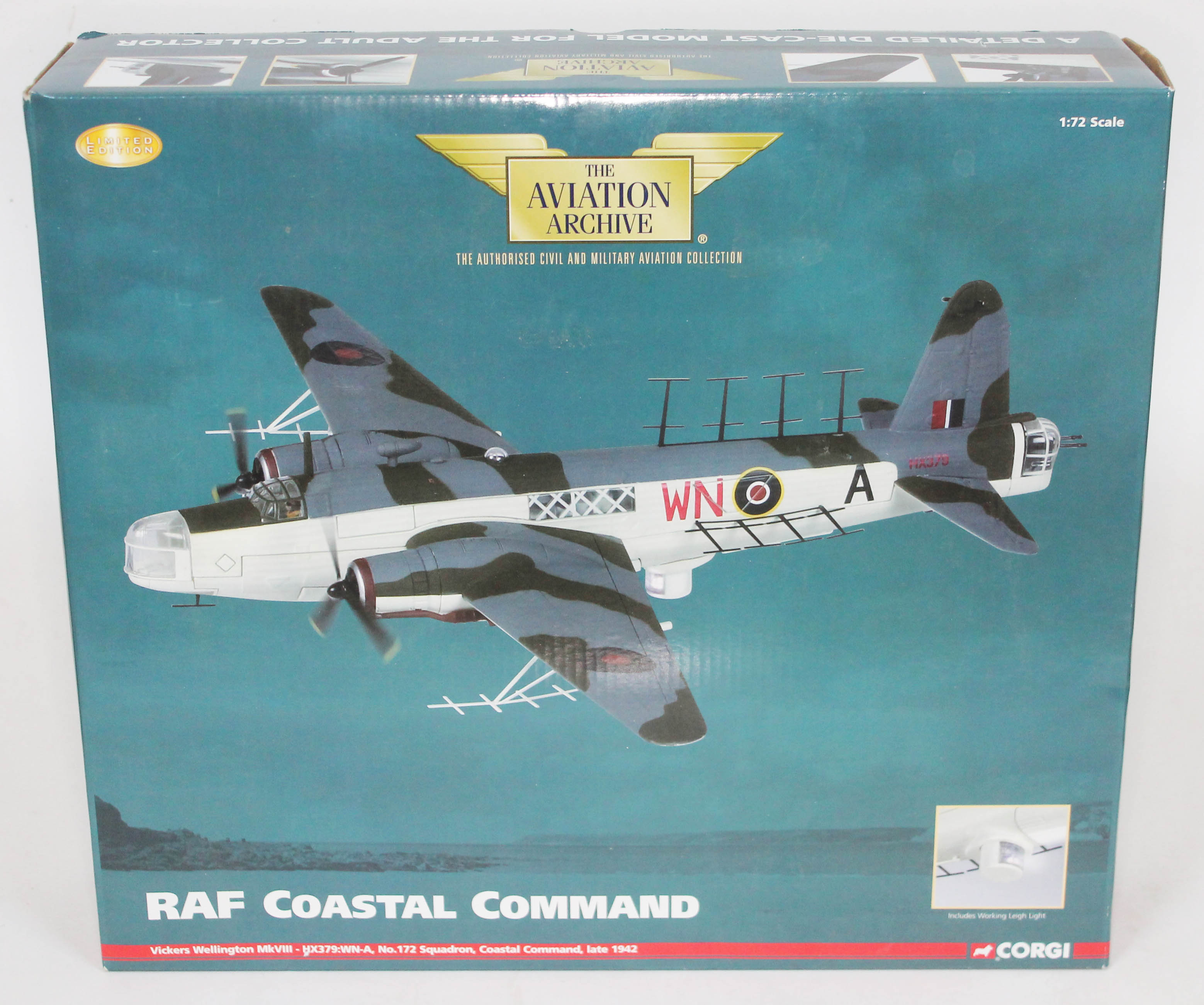 Corgi The Aviation Archive RAF Coastal Command Vickers Wellington ...