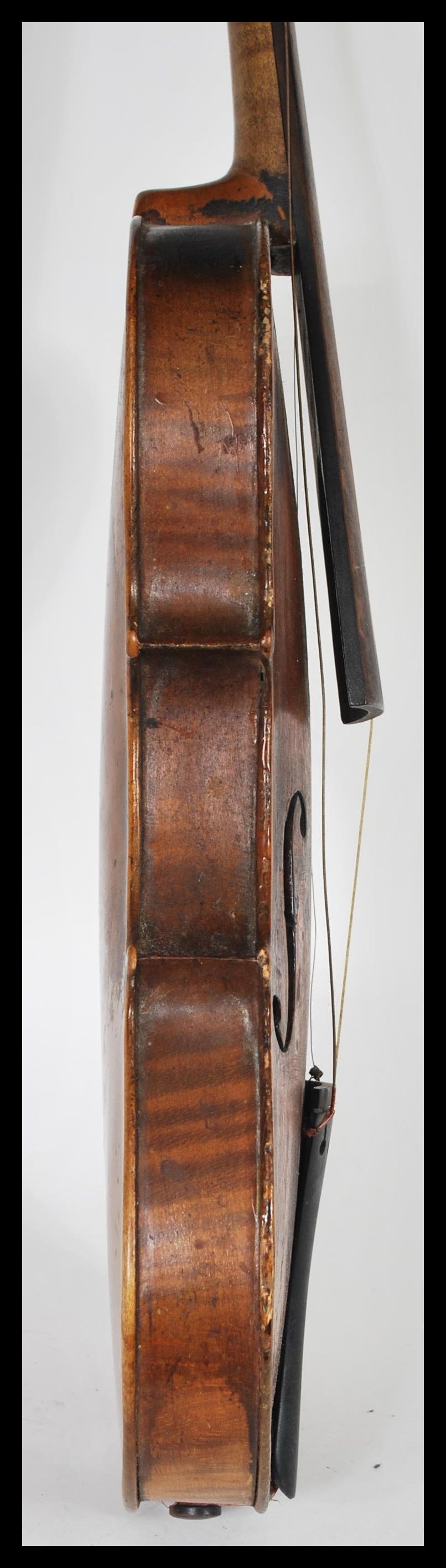 A 19th Century violin musical instrument of possible French origin ...