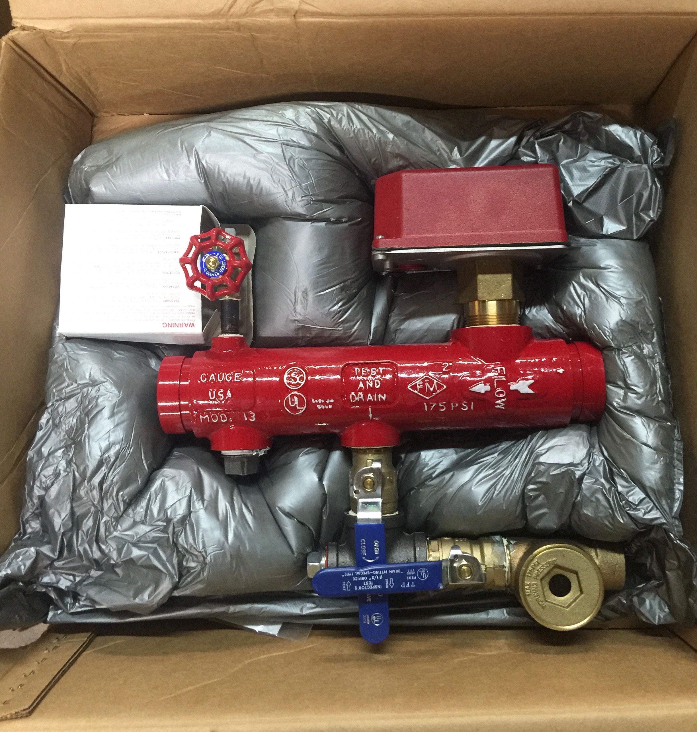 Tyco Fire Protection Figure 13 2" Grooved Commercial Riser Manifold ...