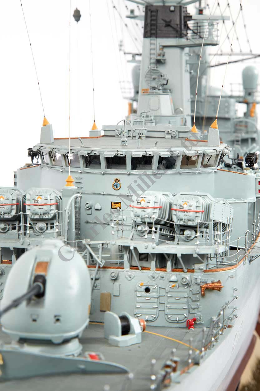 A MINUTELY OBSERVED 1:96 SCALE STATIC DISPLAY MODEL OF THE TYPE 21 ...