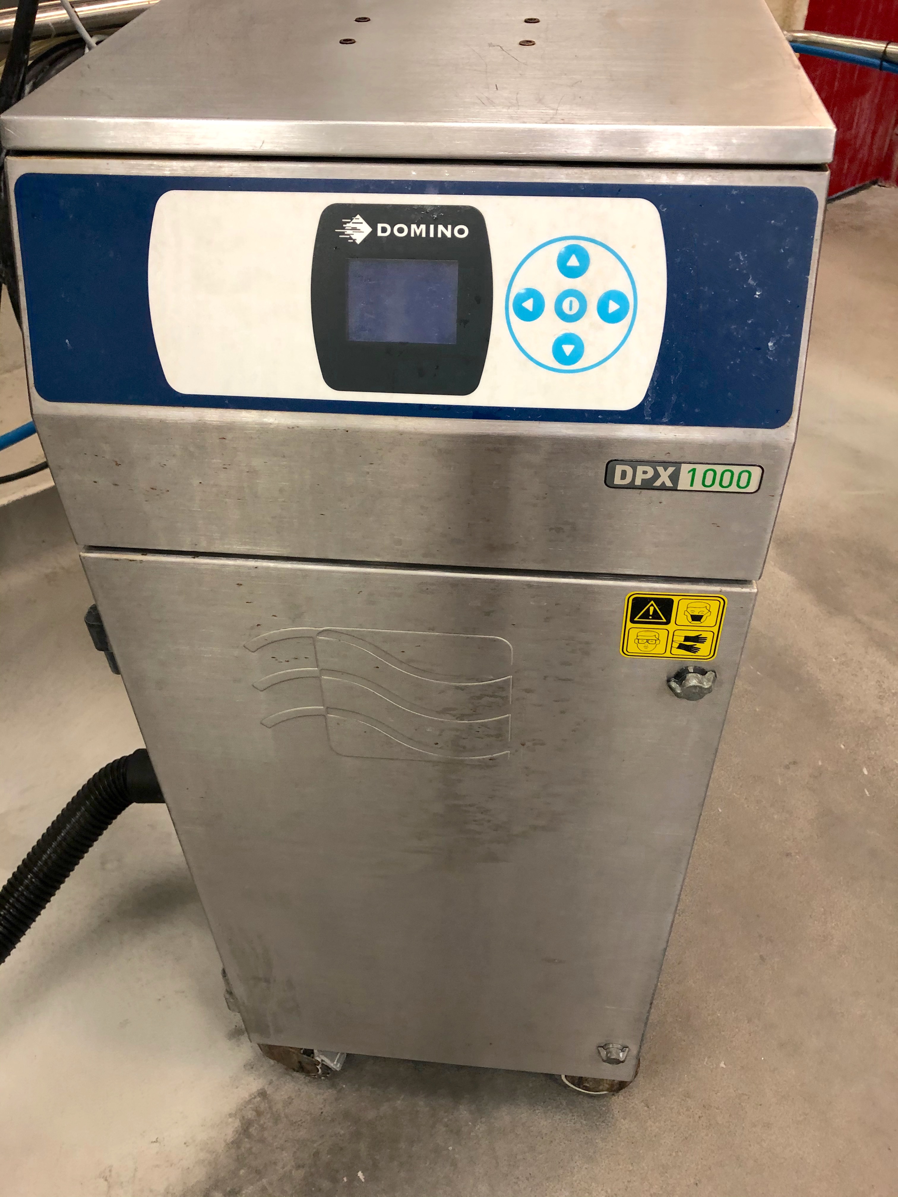 Domino D320i Laser Coder with DPX 1000 Fumex Extractor, Serial ...