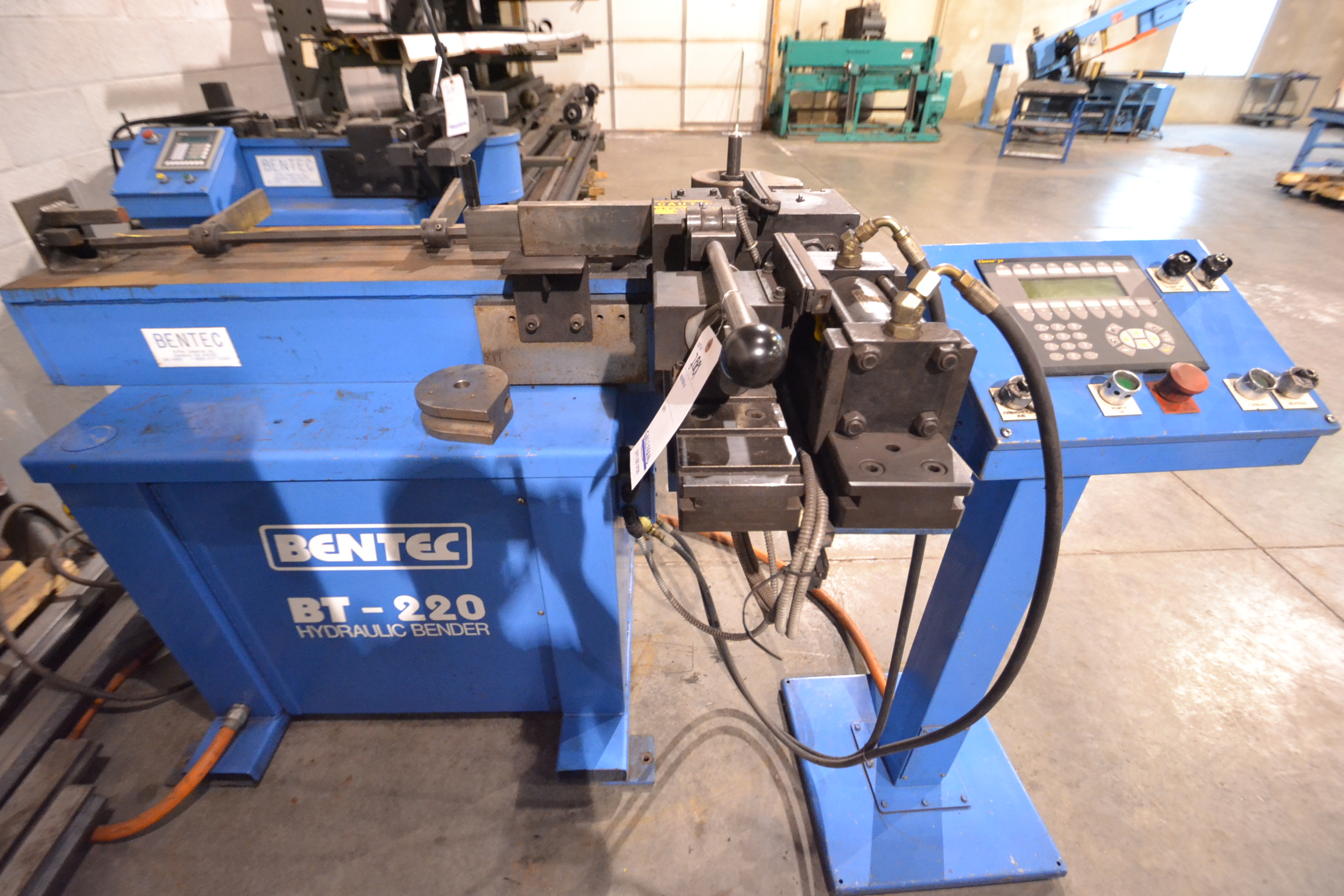 HYDRAULIC BENDER, BENTEC, MDL BT-220, SER# 1465, W/ CIMREX CONTROLS