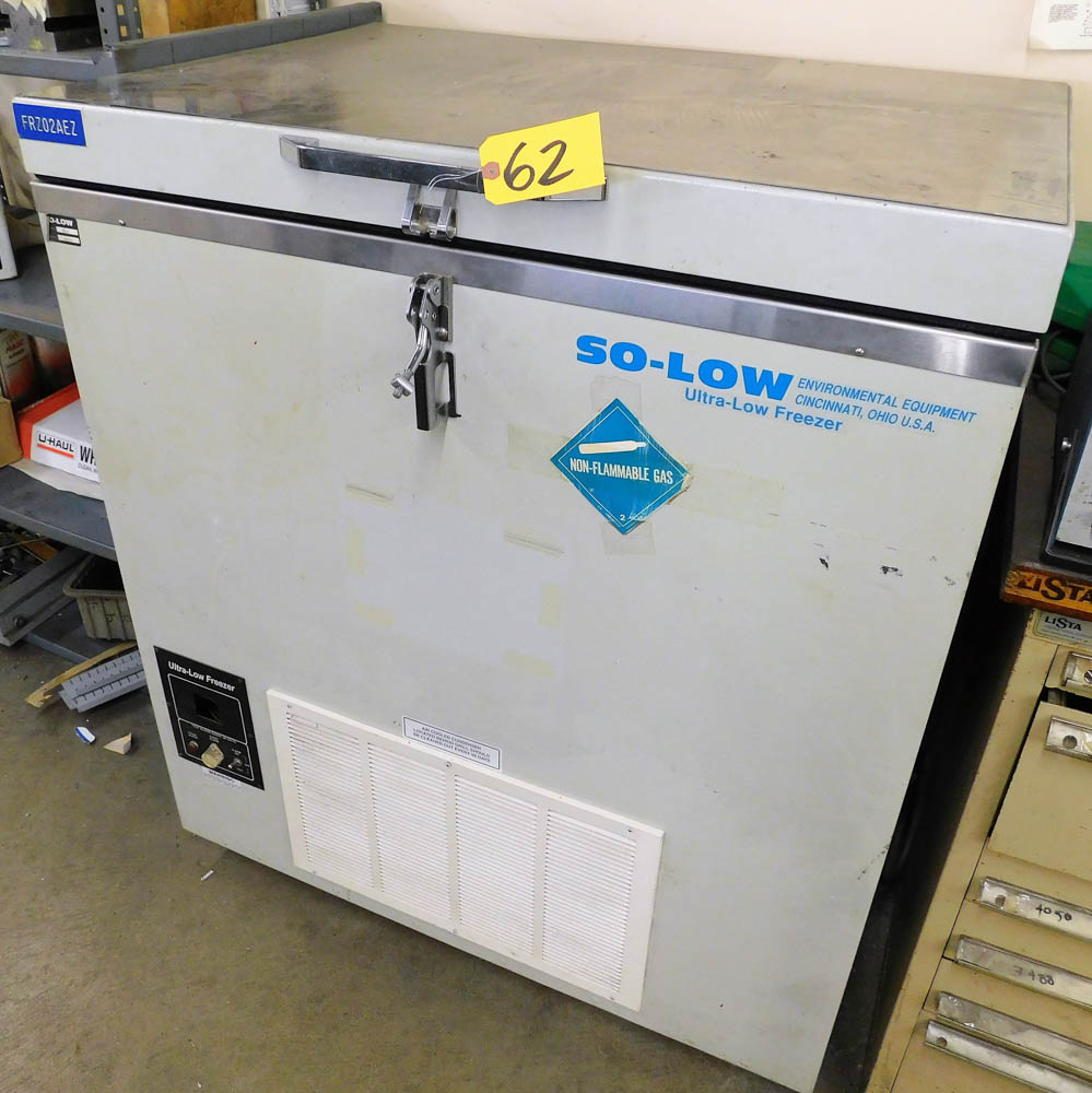 SO-LOW MDL. C85-5 ULTRA LOW FREEZER, 30" X 18" X 16", S/N: 0001437