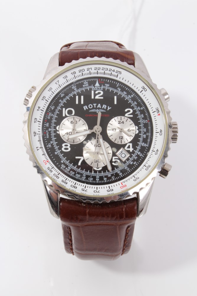 Rotary Chronospeed wristwatch with a - auctions & price archive