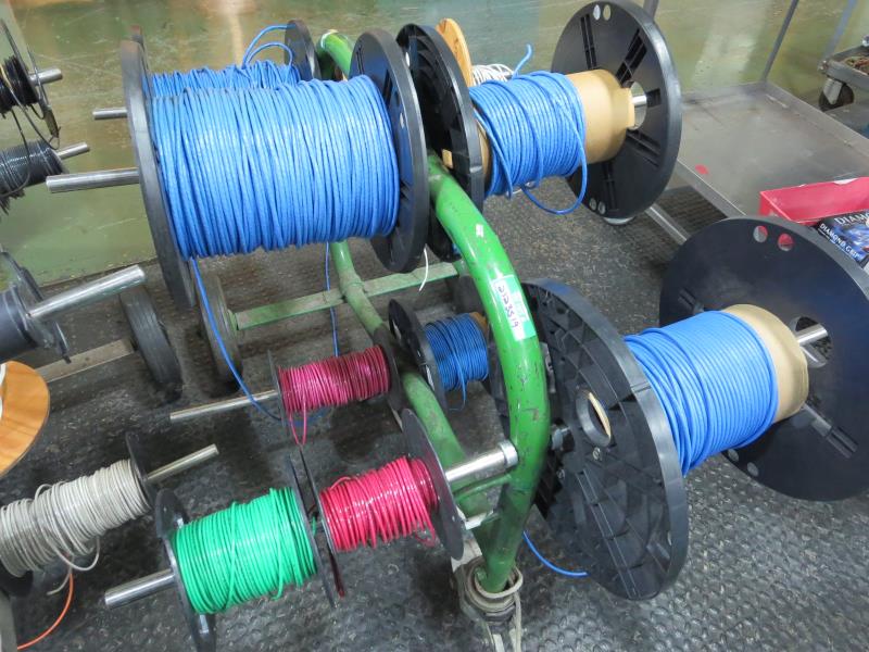 Assorted Wire & Carts; Lot (Qty 2) Carts with assorted wire. HIT ...