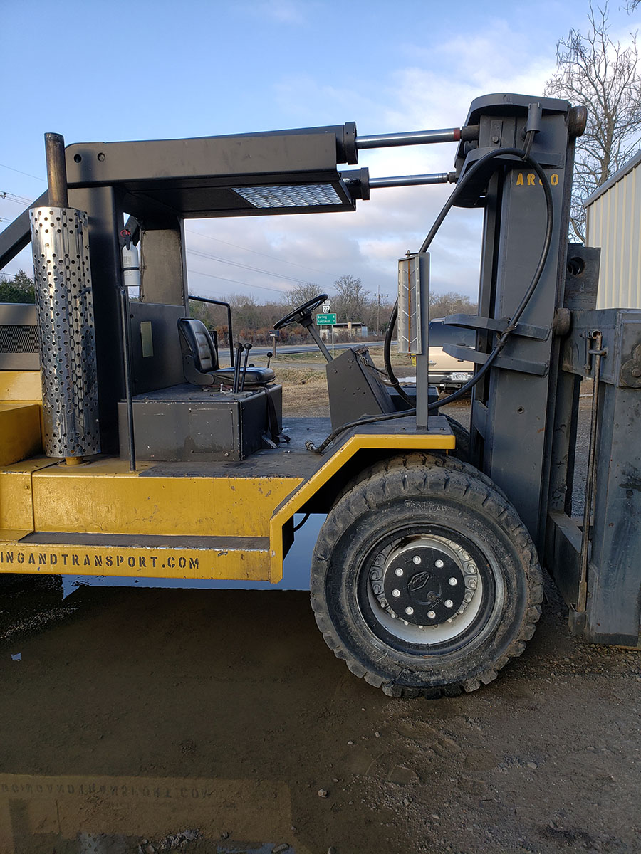 (1999) BRISTOL RS 80 RIGGERS SPECIAL FORKLIFT, 80,000 LB. CAPACITY ...