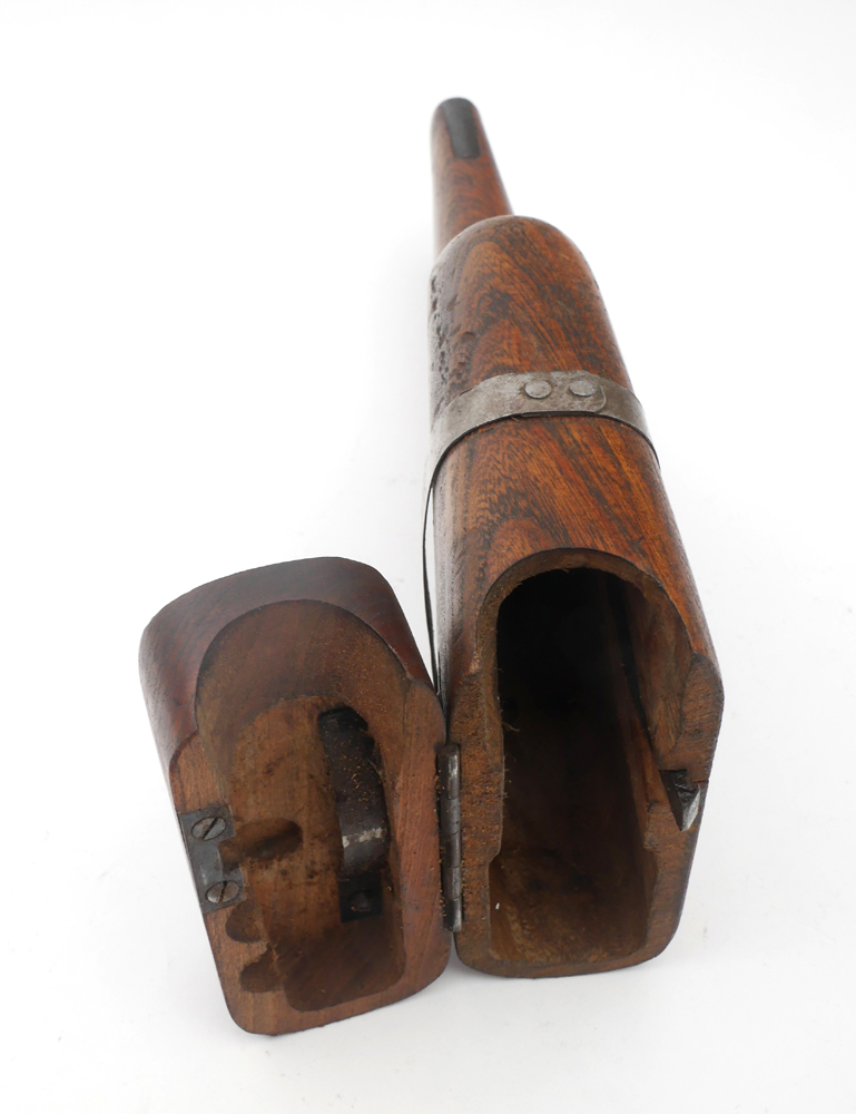 Mauser C96 wooden holster. A wooden holster-like detachable stock for a ...