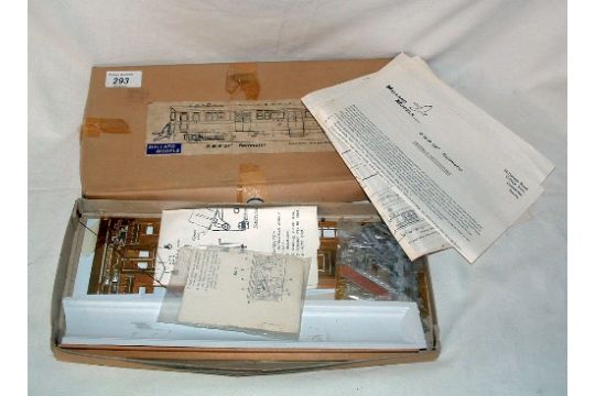 MALLARD MODELS 4mm etched Brass GWR 57' Railmotor Kit. Appears complete ...