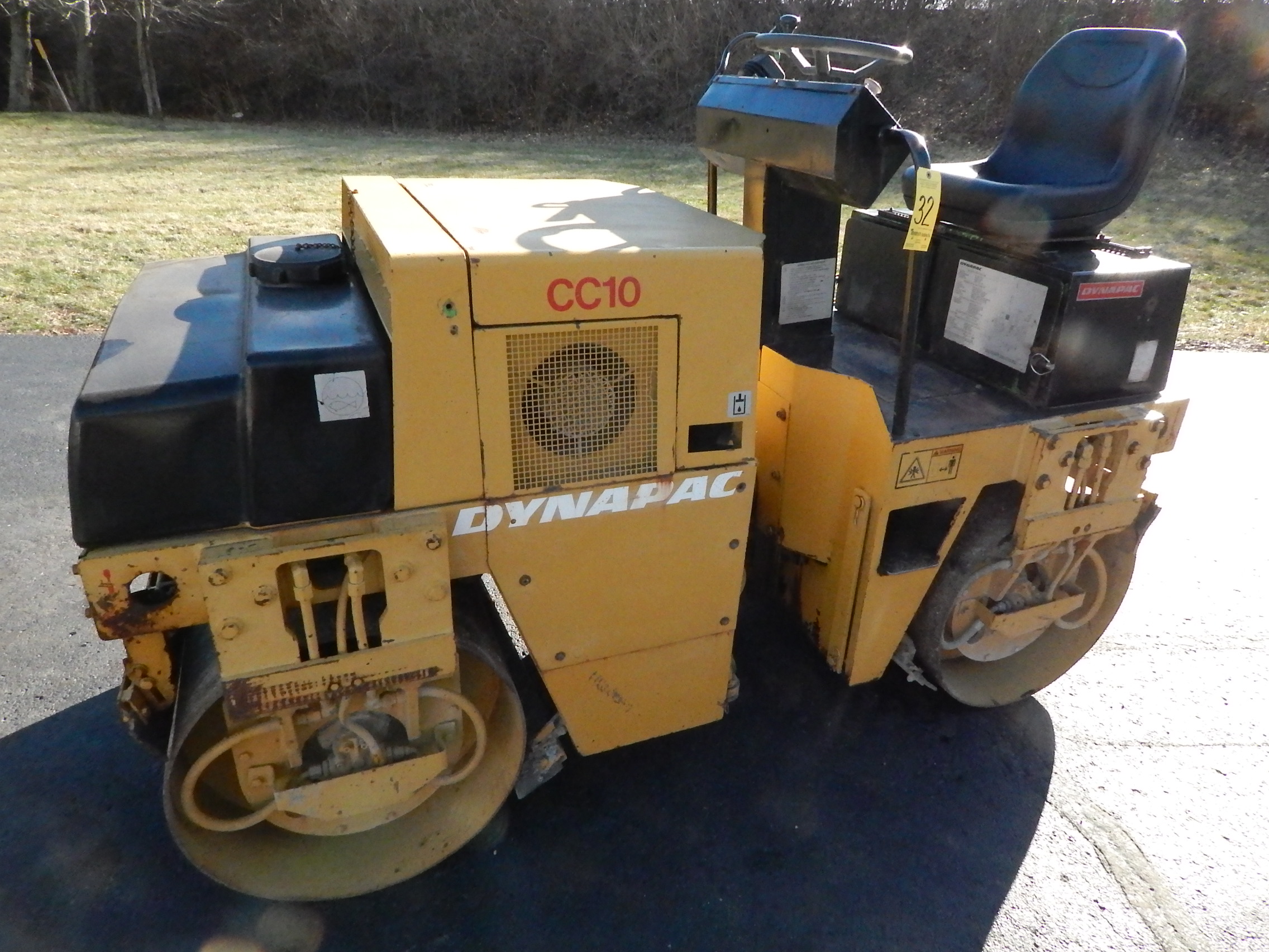 Dynapac Model CC10 Smooth Drum Vibratory Roller, s/n 5861098, 2191 Hours