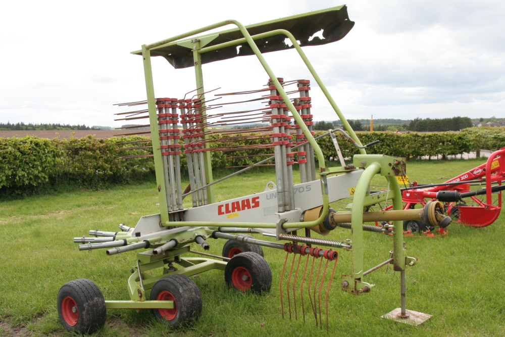 Sale Item: Claas Liner 470S Single Rotor Rake, Vat Status: Plus Vat ...