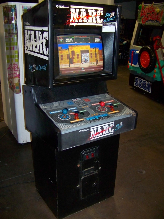 NARC CLASSIC WILLIAMS ARCADE GAME DEDICATED Item is in used condition ...