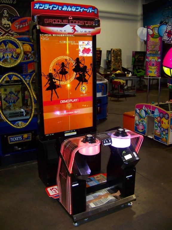 GROOVE COASTER 3 UPRIGHT RHYTHM ARCADE GAME TAITO Item is in used ...
