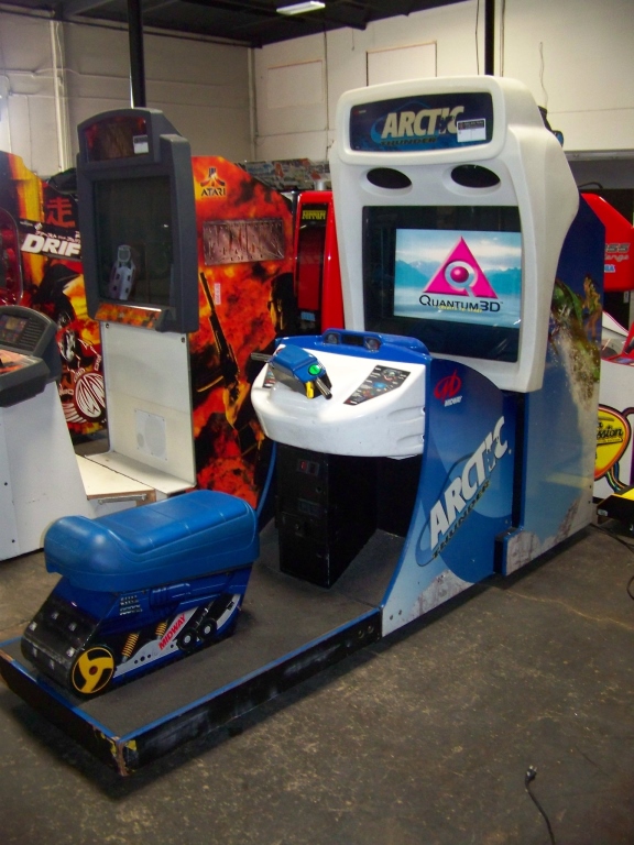 ARCTIC THUNDER DX LCD RACING ARCADE GAME ATARI Item is in used ...