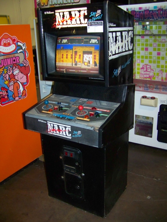 NARC CLASSIC WILLIAMS ARCADE GAME DEDICATED Item is in used condition ...