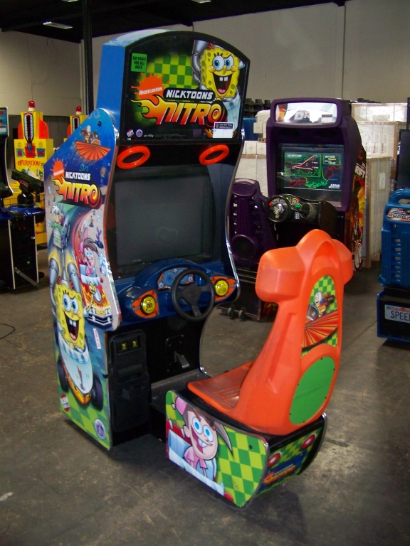 NICKTOONS NITRO RACING ARCADE GAME Item is in used condition. Evidence ...