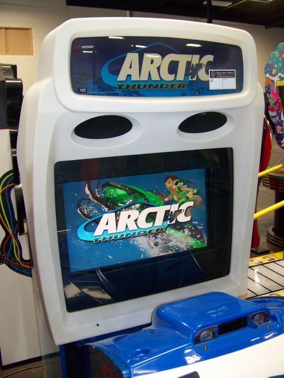 ARCTIC THUNDER DX LCD RACING ARCADE GAME ATARI Item is in used ...
