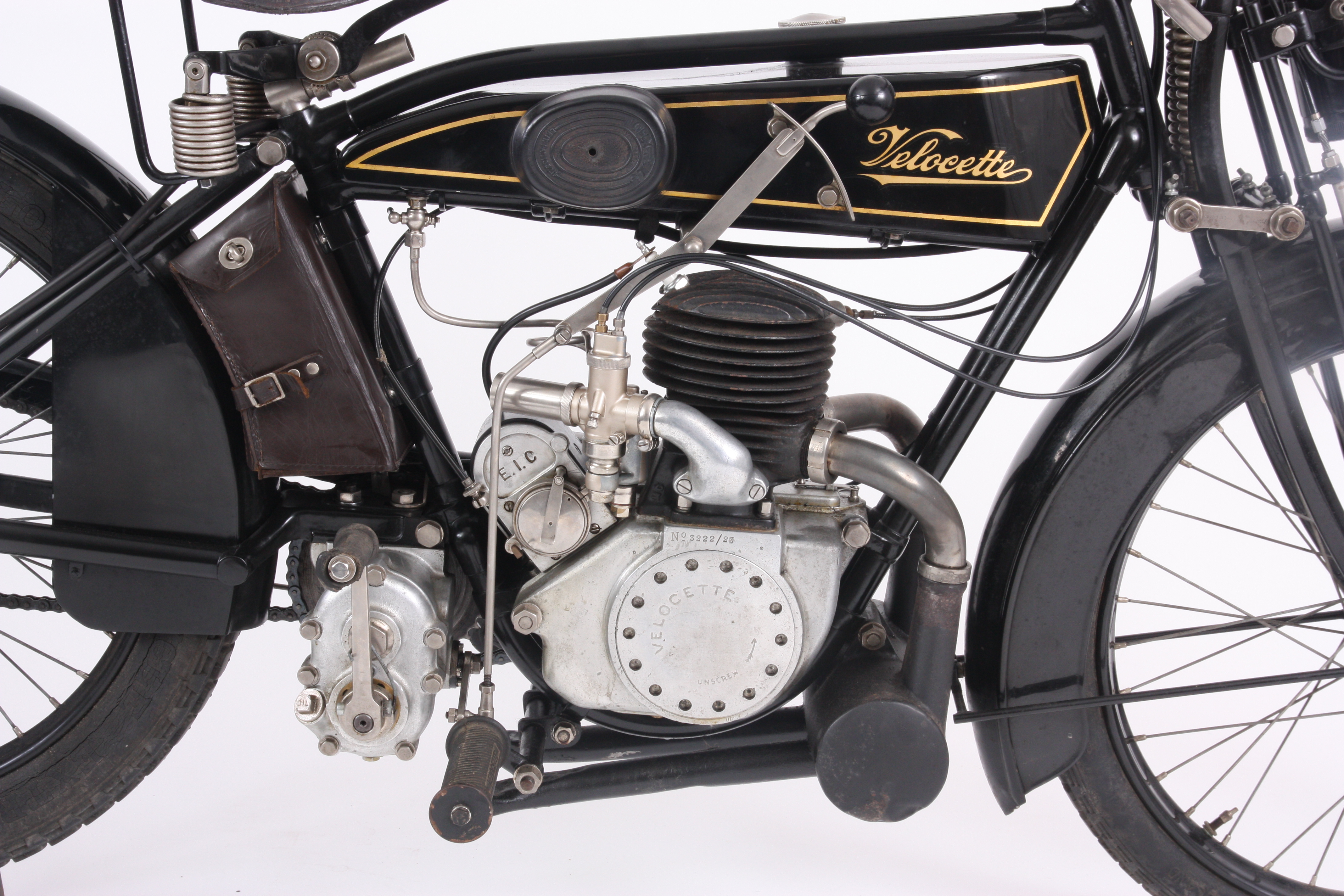 A RARE VINTAGE 1923 VELOCETTE 250cc MODEL G3 MOTORCYCLE in very nice ...
