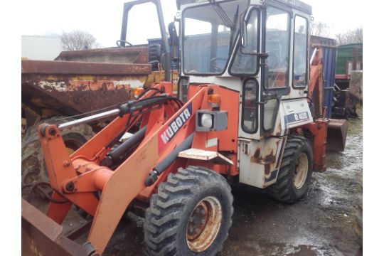 Kubota R400 Digger Loader Hours: 2677 Reg No F852 XFX Ser No 20231 ...