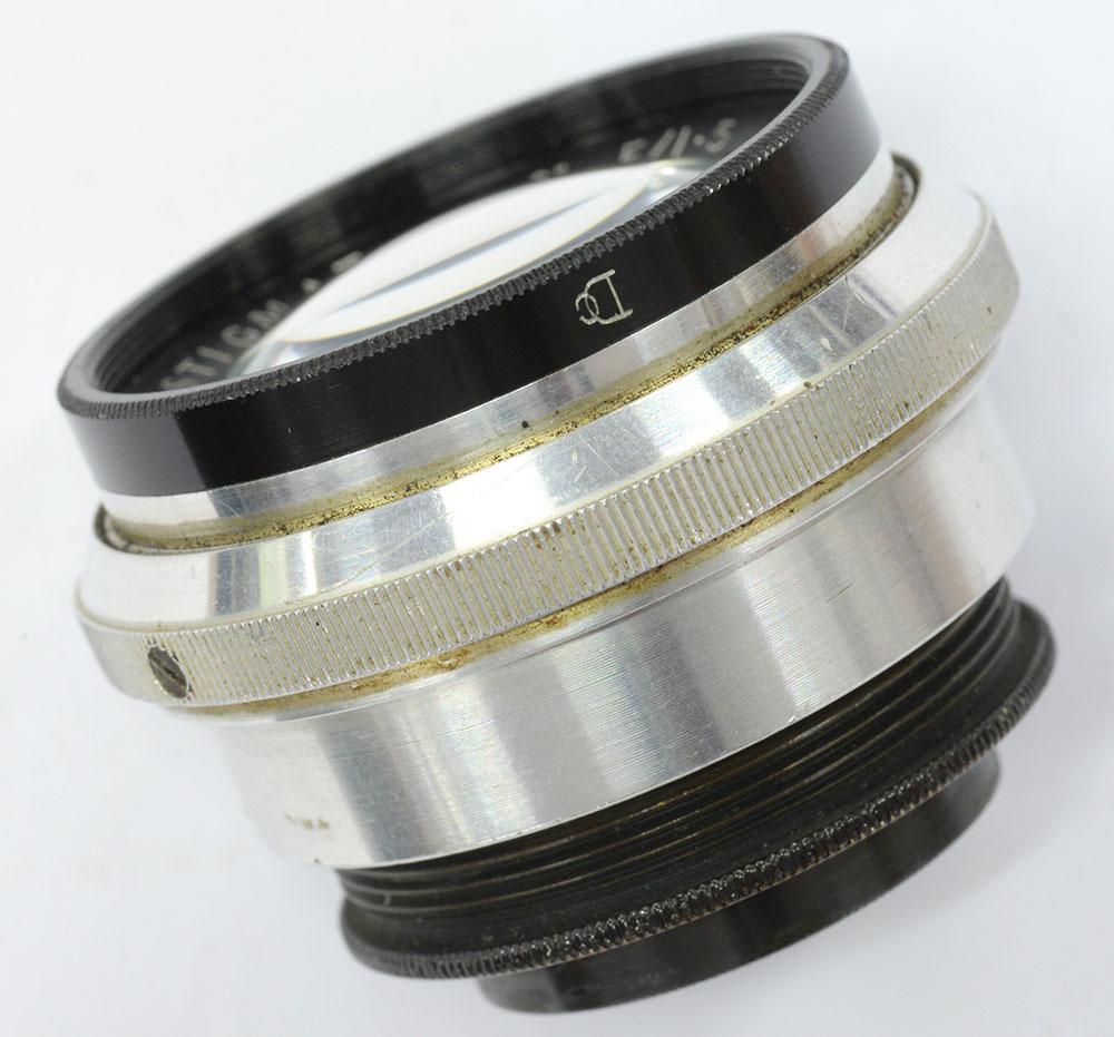 A DALLMEYER f1.5 2 INCH SEPTAC ANASTIGMAT LENS with iris diaphragm+ ...
