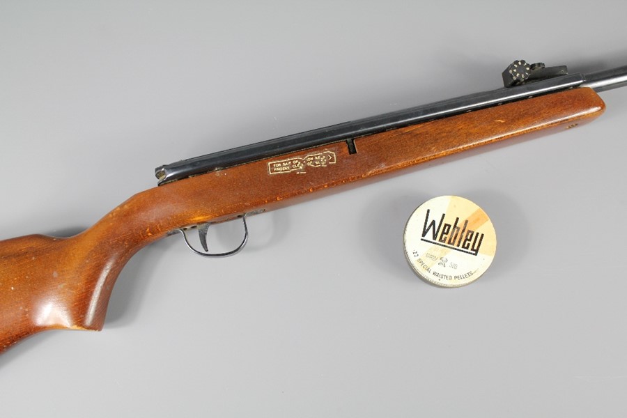 The Webley .22 Air Rifle - Made in England by Webley & Scott Limited ...