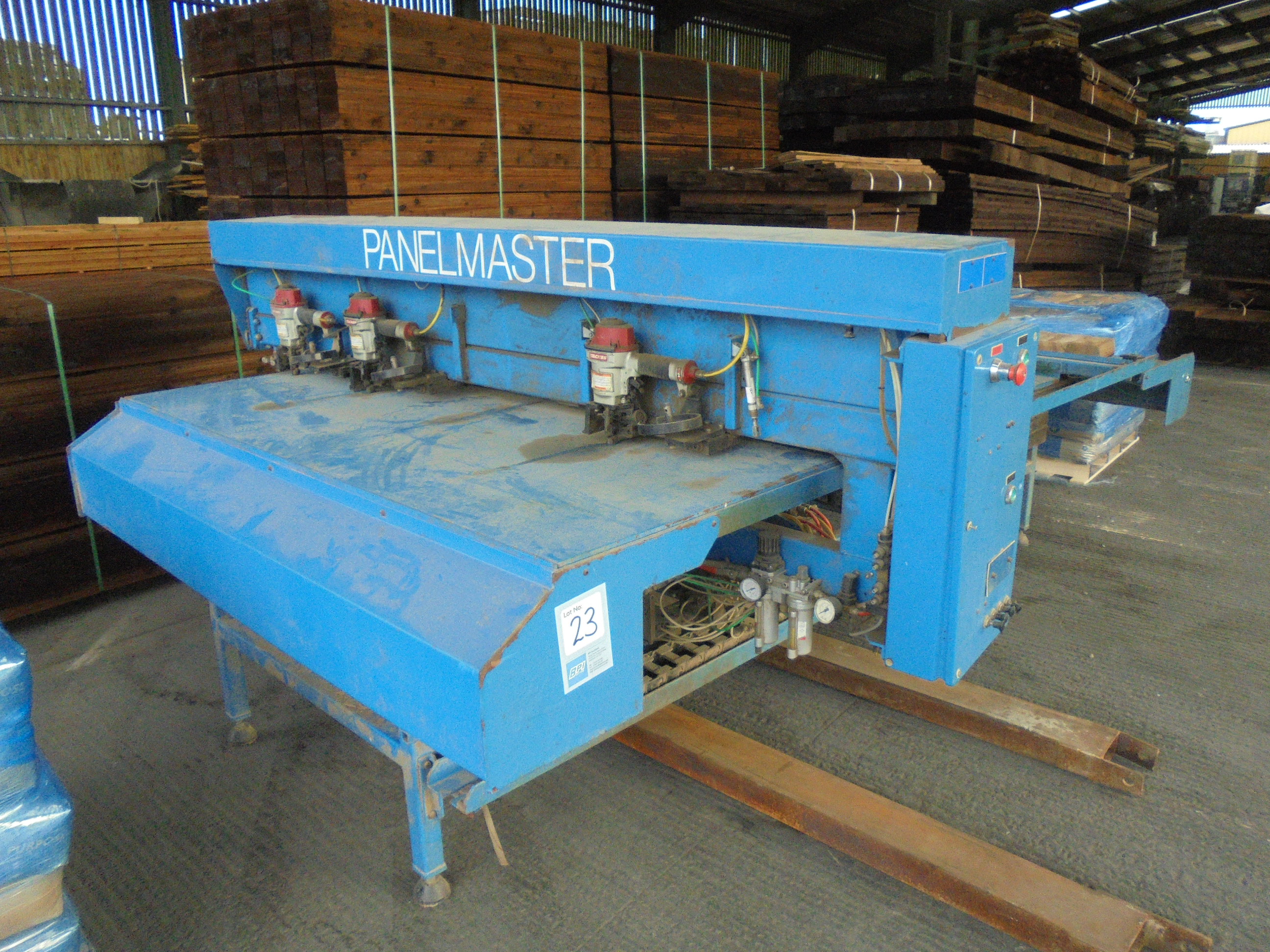 Industrial Timber Technology Panelmaster Lap Fencing Panel Cutter ...