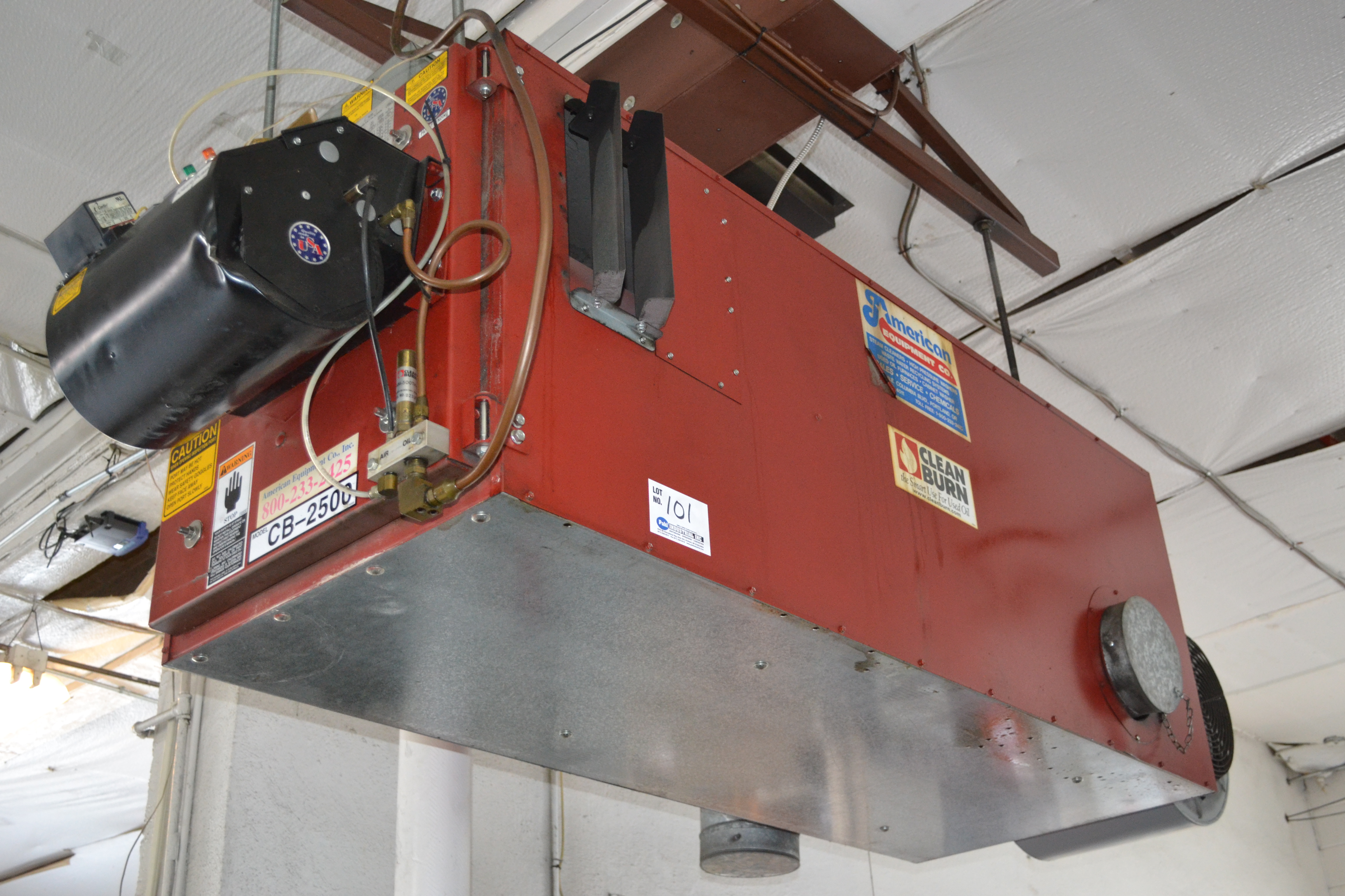 American Clean Burn Model CB2500 Waste Oil Furnace