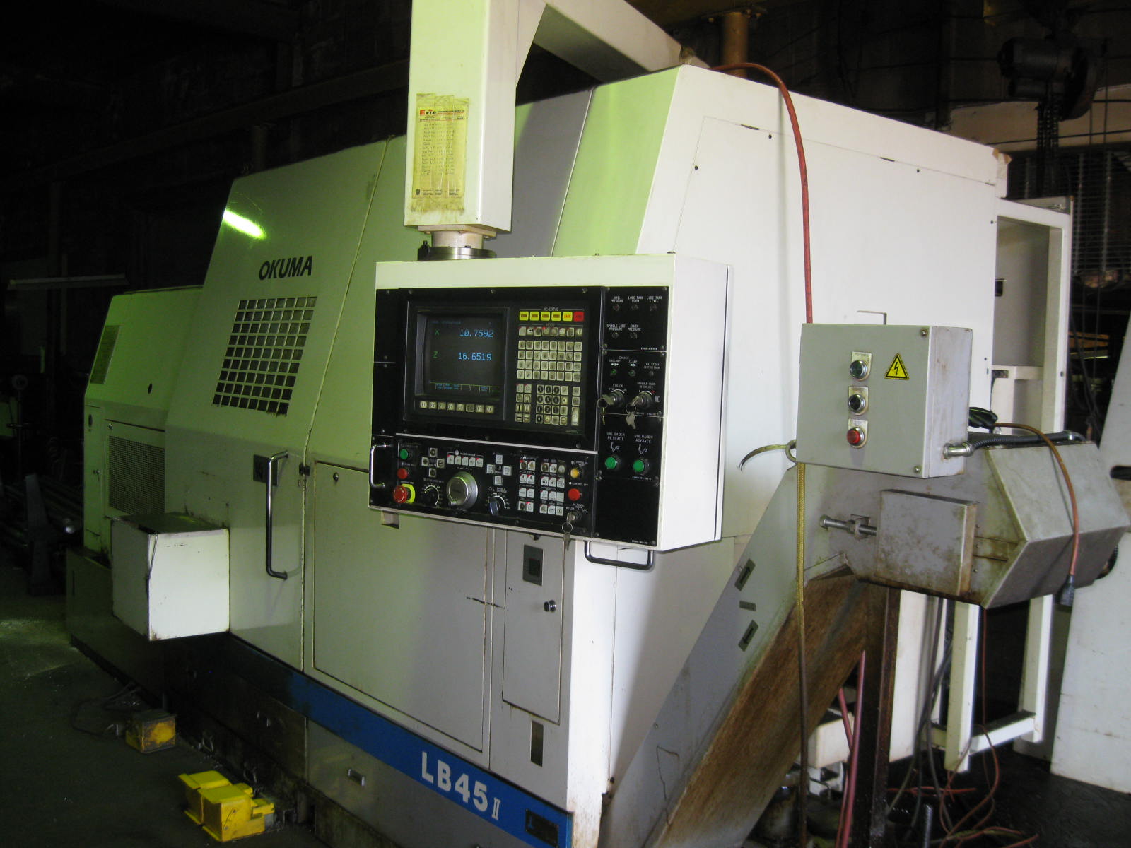 OKUMA LB45 CNC LATHE