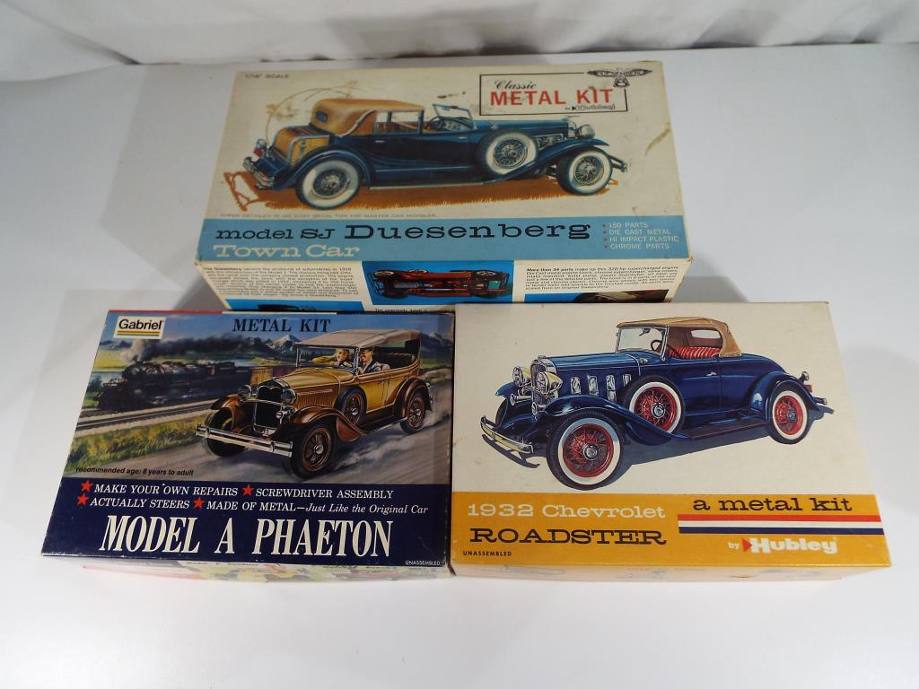Hubley Models, Gabriel Models - 3 original metal model kits by Hubley ...