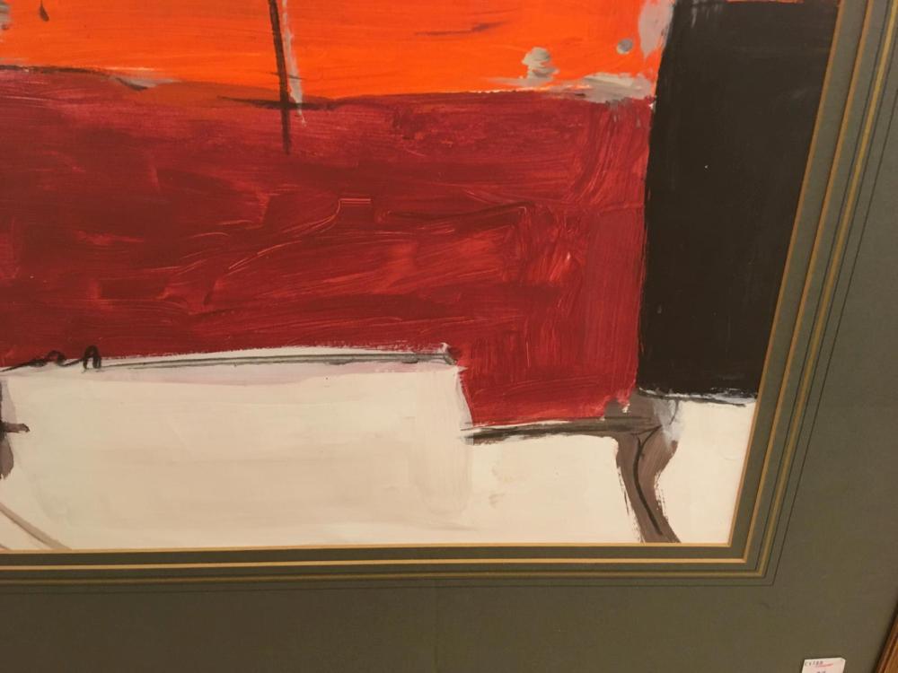 Manner of Trevor Bell (British, 20th Century) Abstract inscribed lower ...