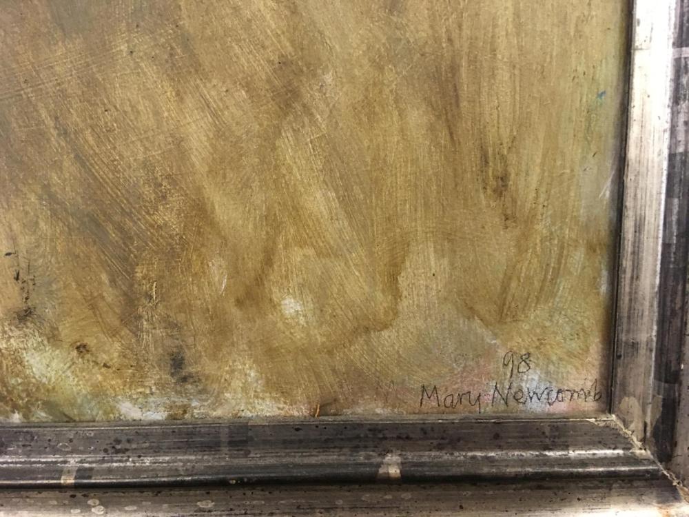 § Mary Newcomb (British, 1922-2008) Out on the Marsh signed lower right ...