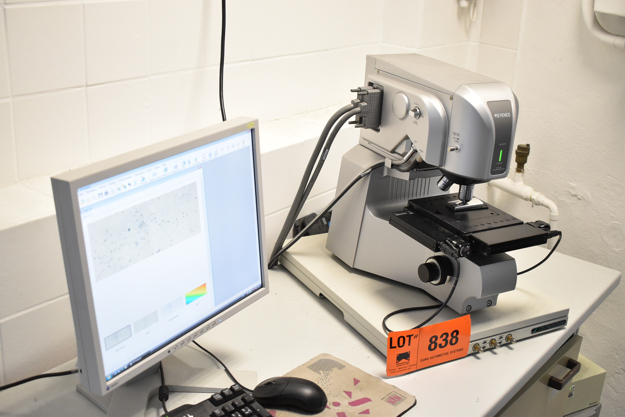 KEYENCE (2009) VK-8710K COLOUR 3D LASER SCANNING MICROSCOPE WITH VK ...