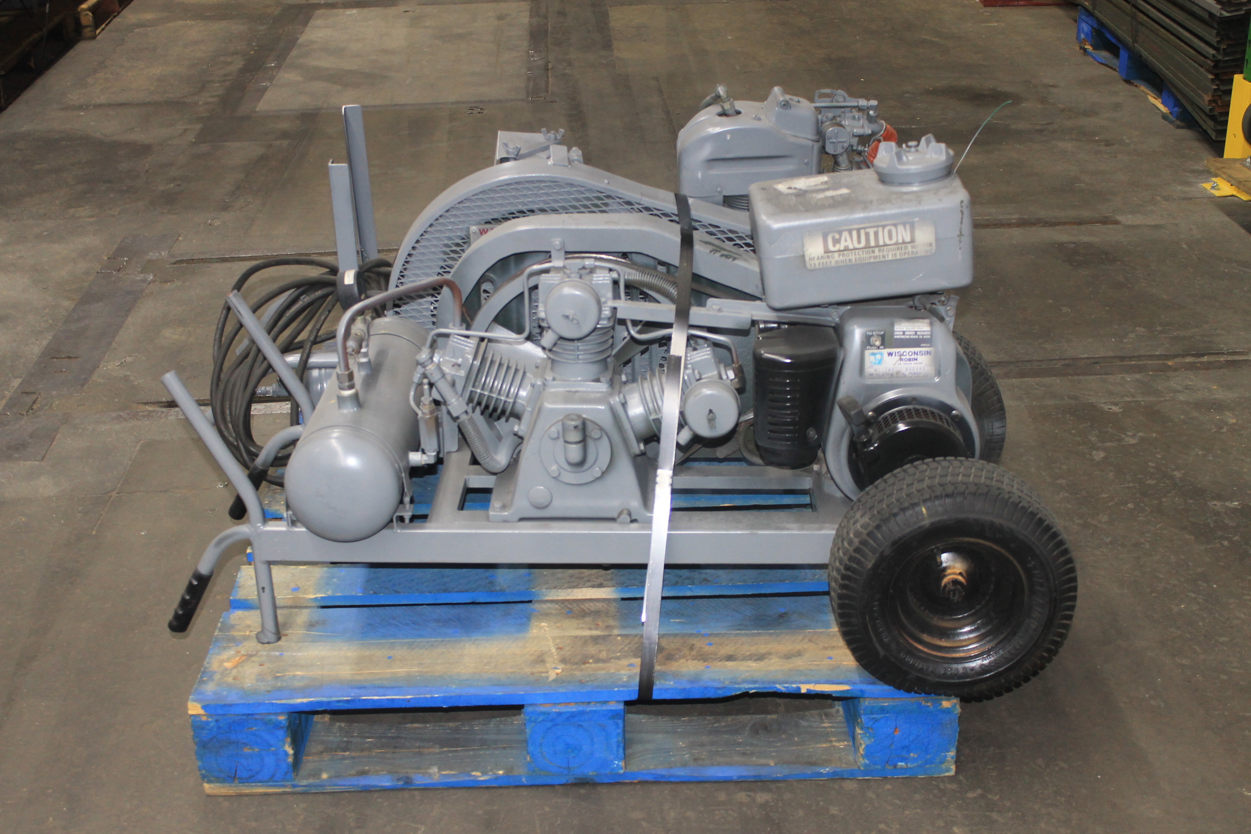 WISCONSIN ROBIN COMPRESSOR, AIR, ENGINE DRIVEN MODEL : 20-910