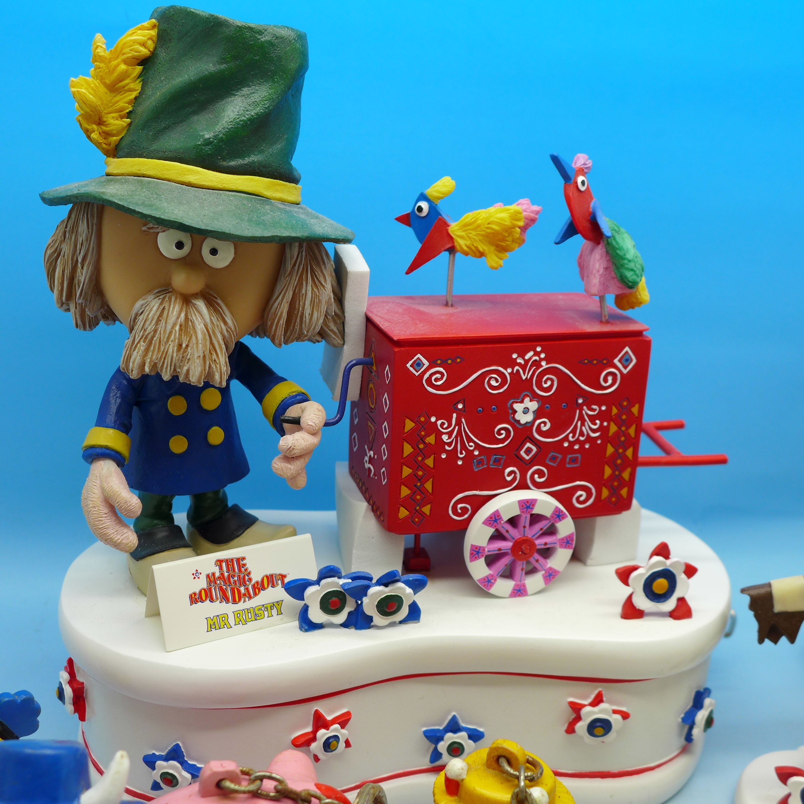 Magic Roundabout limited edition figures including Dougal and Mr Rusty ...