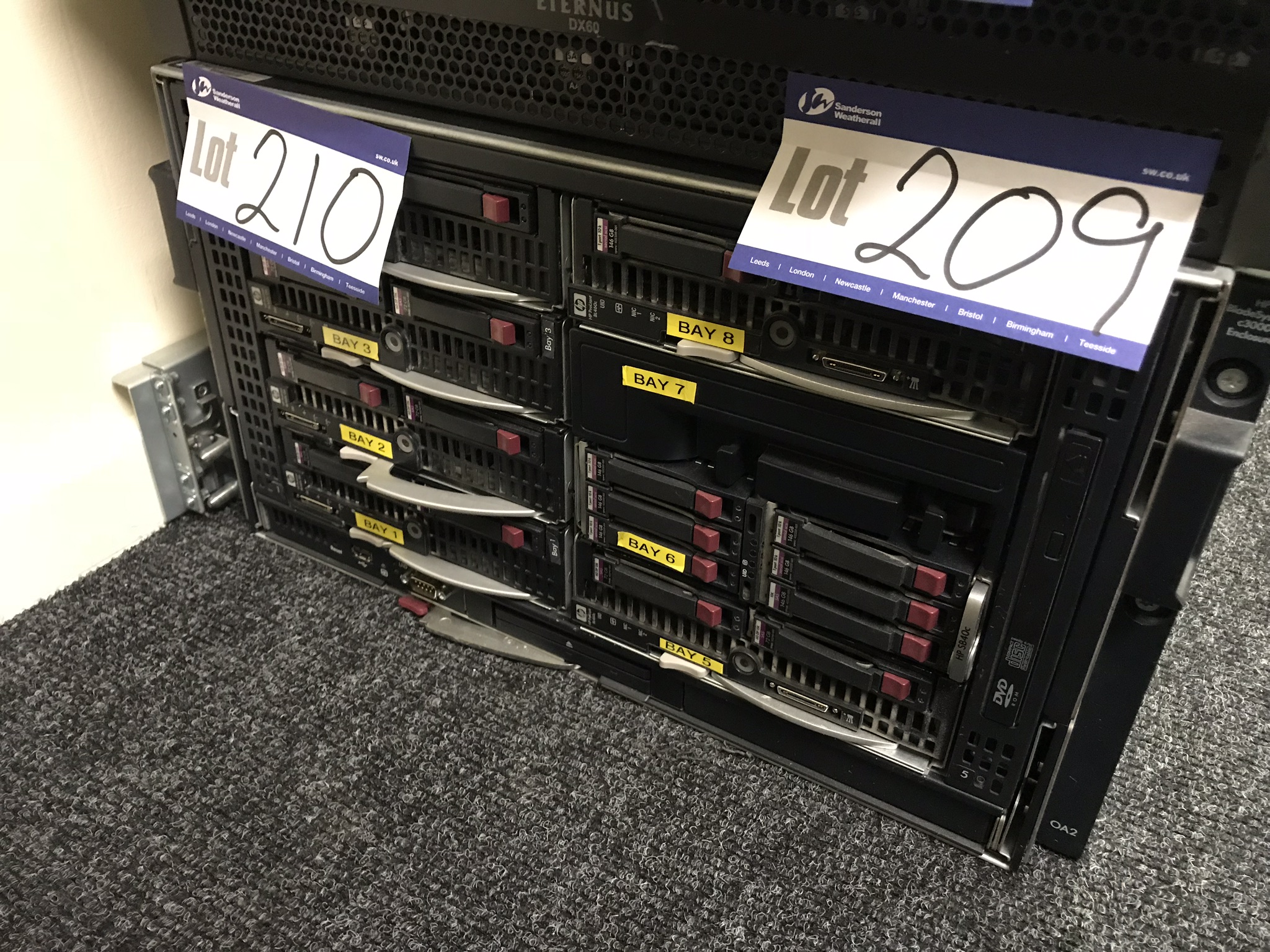 HP Blade System C3000 Enclosure (Please Note: Password & IP Address ...