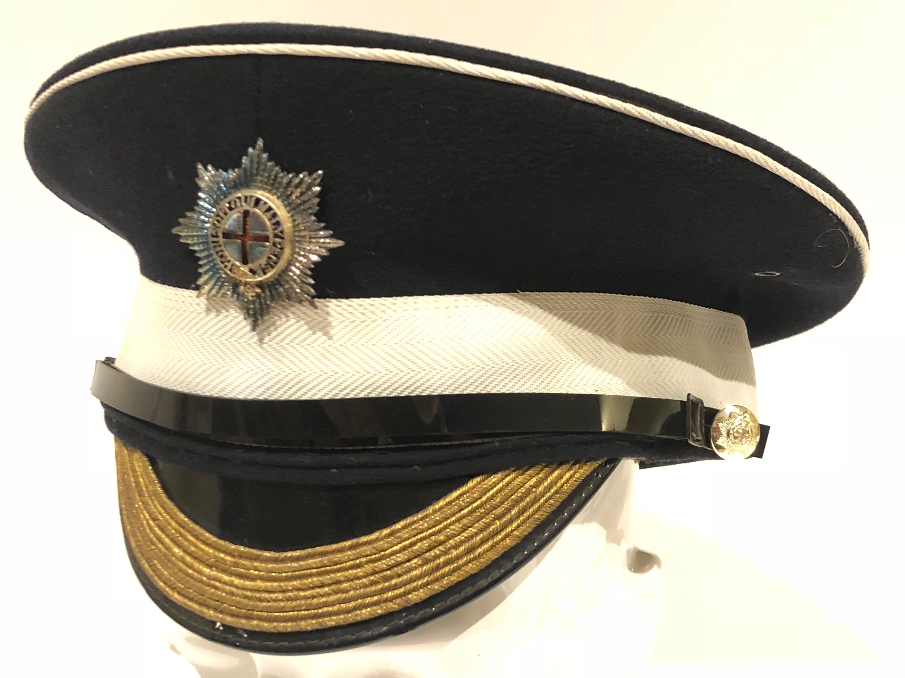 Coldstream Guards Warrant Officer 2 Dress Cap.A post 1953 example dark ...