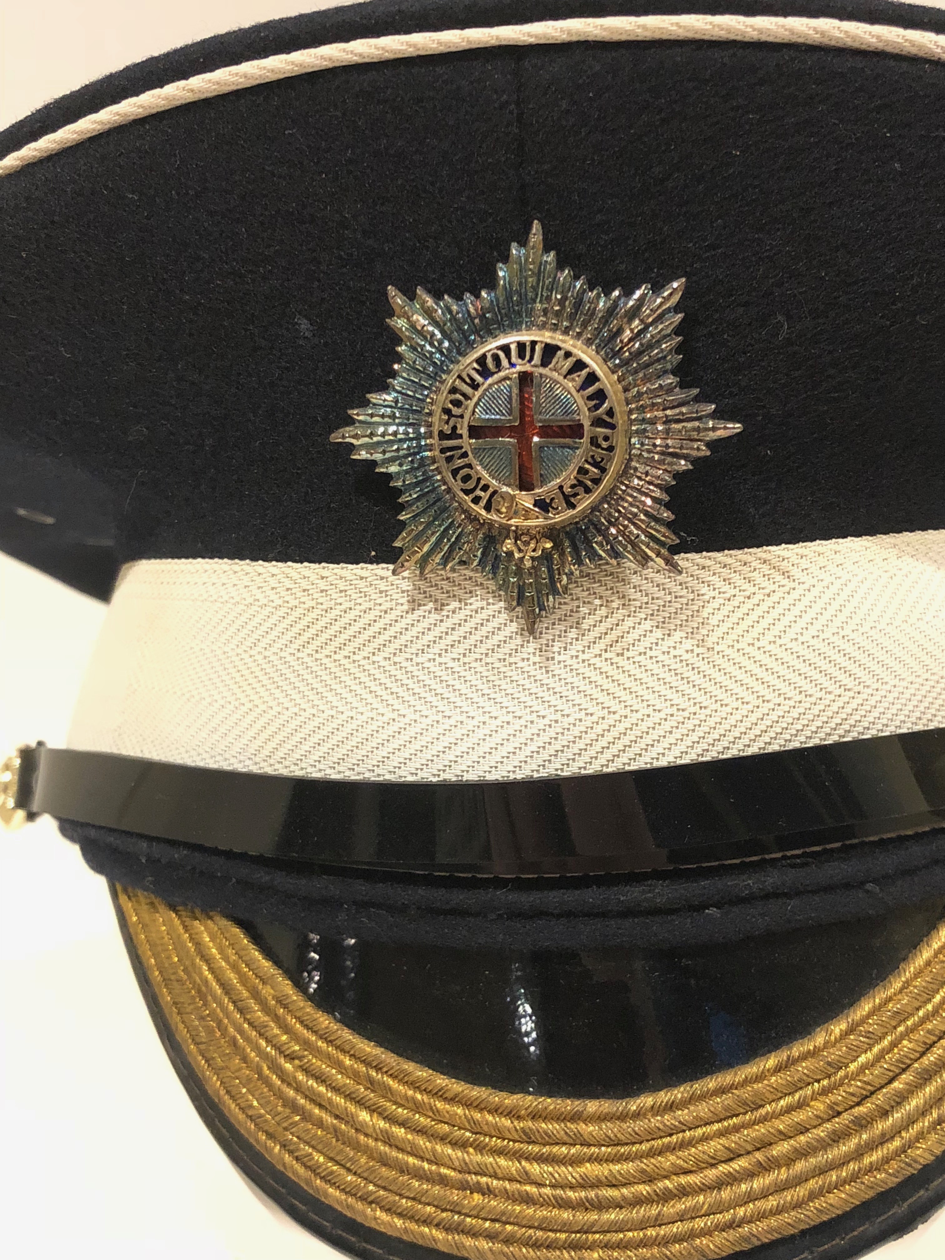 Coldstream Guards Warrant Officer 2 Dress Cap.A post 1953 example dark ...