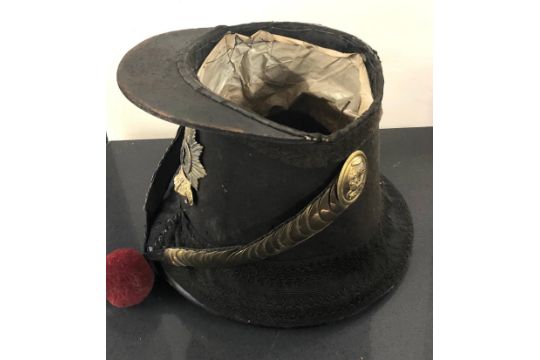 Military helmet bell top shako 8th regiment