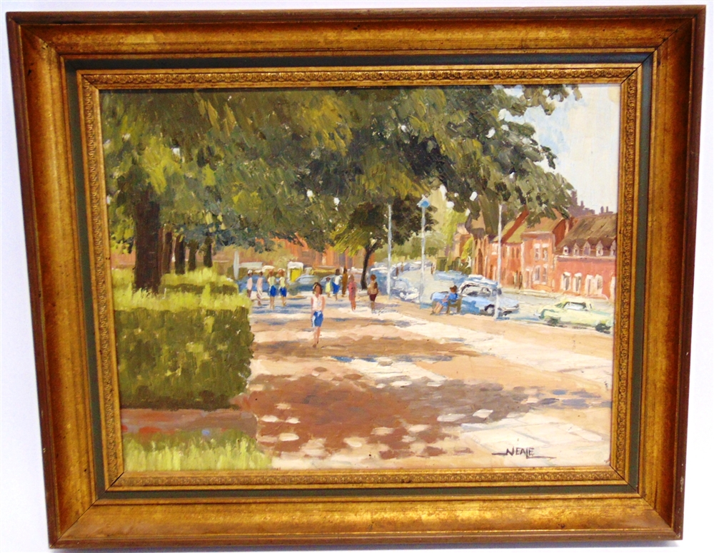 JOHN NEALE (BRITISH, 20TH CENTURY) 'Waterside, Stratford-on-Avon', oil ...