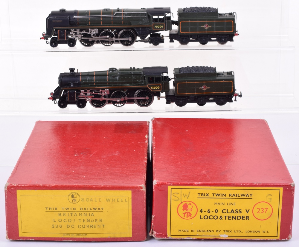 Trix Twin boxed Britannia and Class V locomotives, ref/236 4-6-2 ...