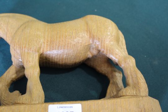 ROBERT THOMPSON OF KILBURN - MOUSEMAN a rare carved oak figure of a ...