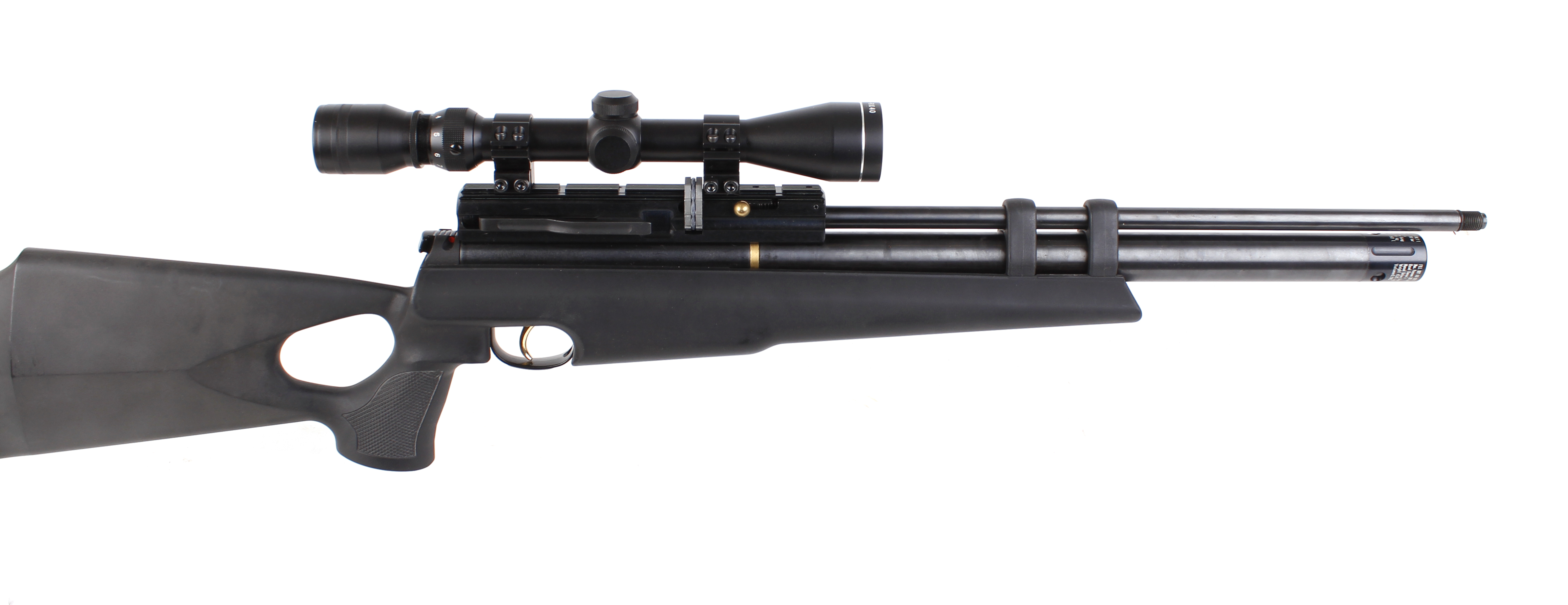 .22 Hatsan AT44-10 pcp bolt action air rifle, multi shot magazine ...