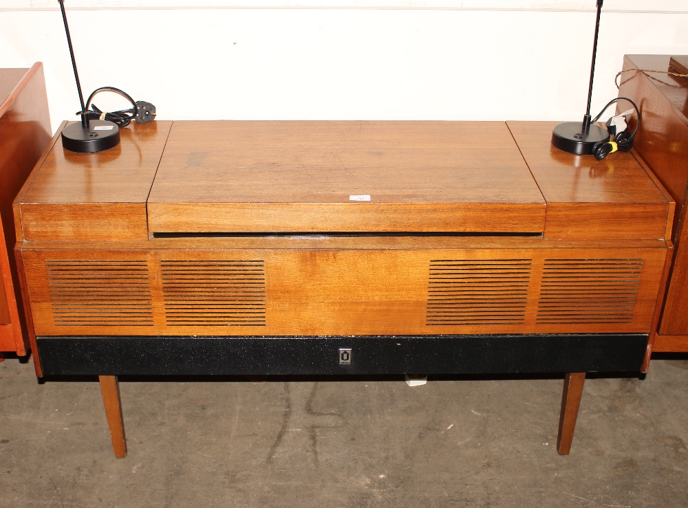 A 1960's Ultra radiogram, 123cm wide