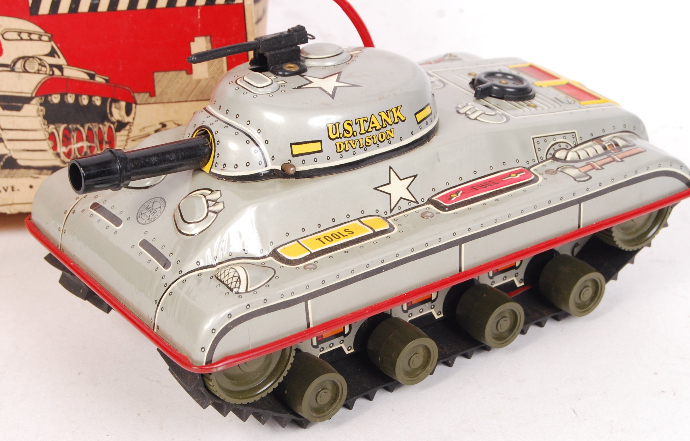 A charming vintage Marx made ' Electronic Battery Powered ' tinplate ...